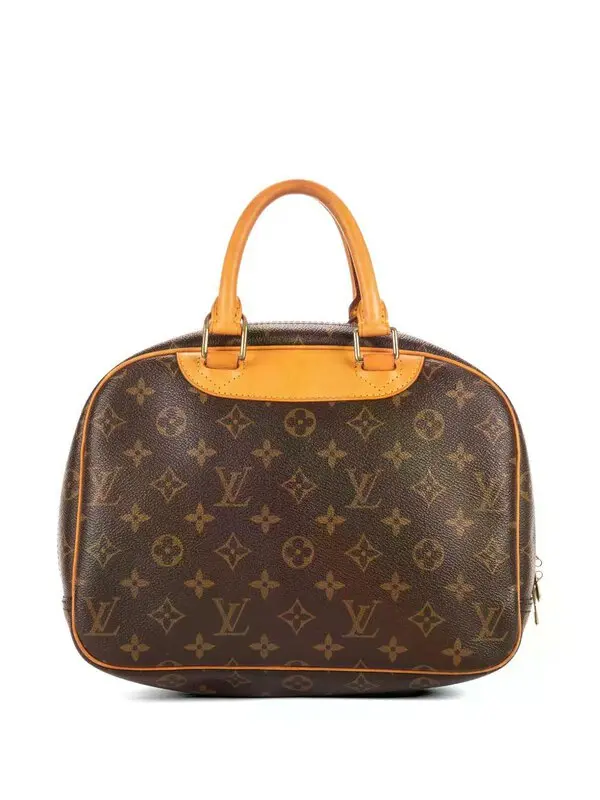LOUIS VUITTON Trouville Monogram Top-handle Tote Bag - Brown