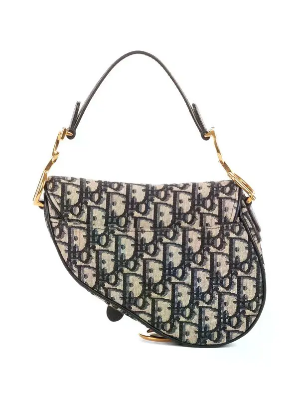 Dior Saddle Oblique Shoulder Bag - Blue
