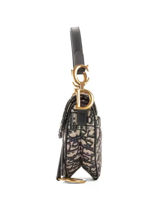Dior Saddle Oblique Shoulder Bag - Blue
