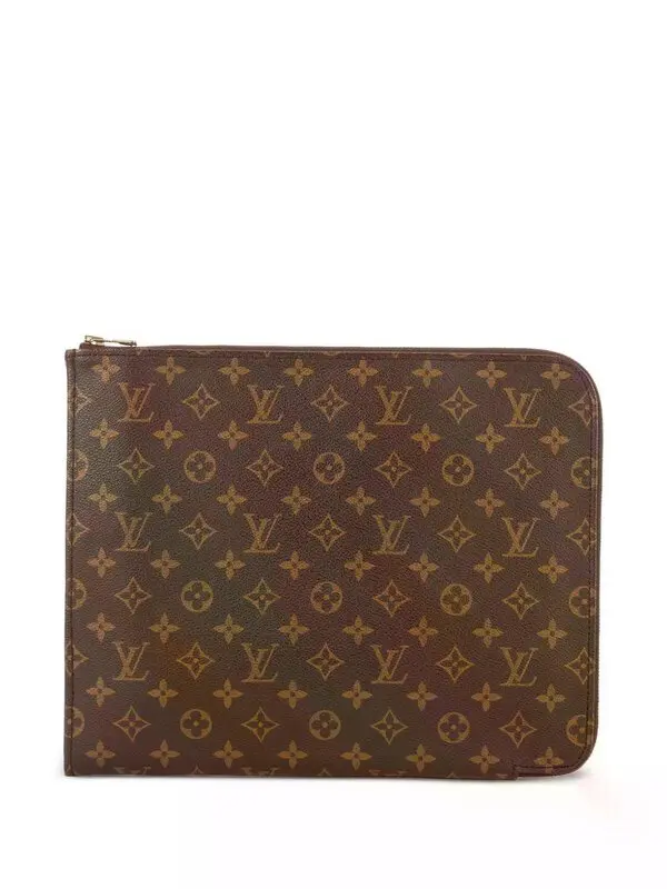LOUIS VUITTON Documents Portfolio Pouch - Brown