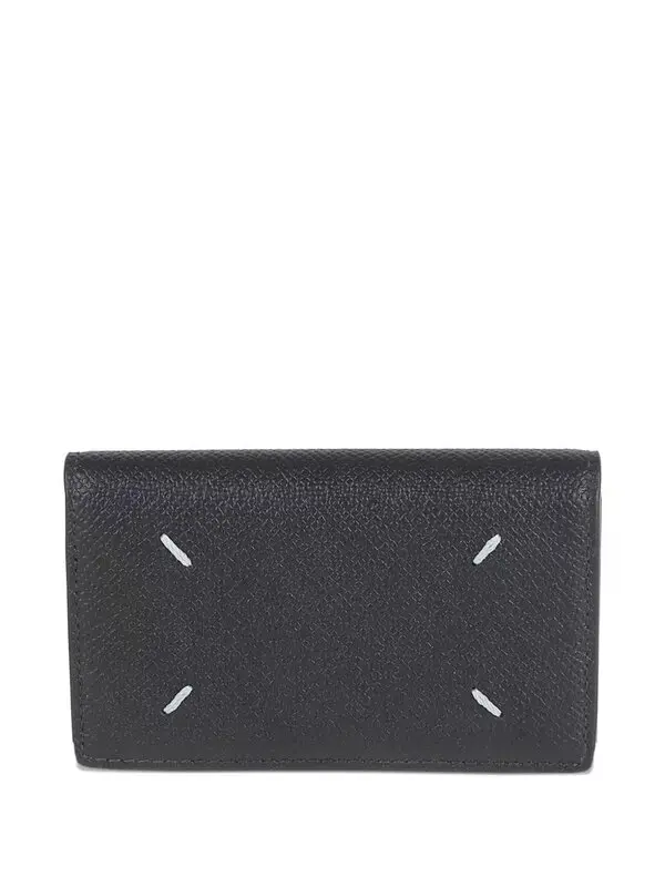MAISON MARGIELA Leather Card Holder - Black
