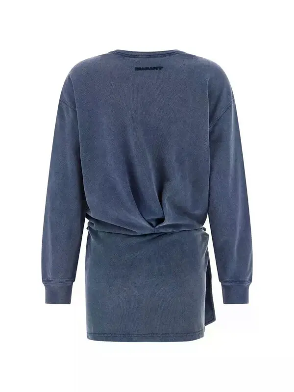 MARANT ETOILE Zae Wrap-style Sweat Dress