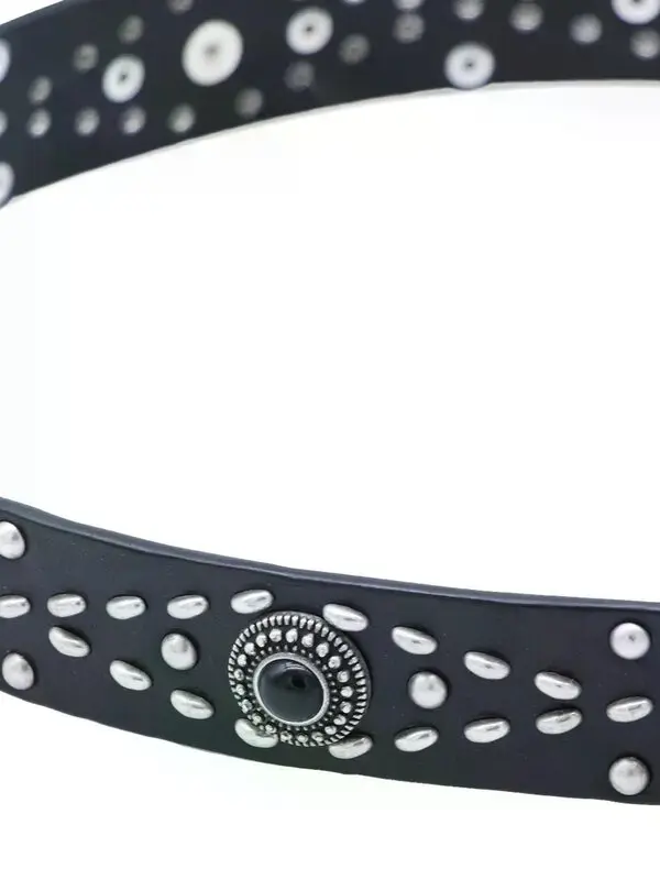 GOLDEN GOOSE Studded Buckle Belt