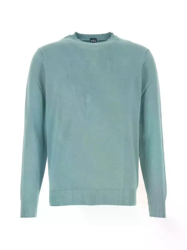 Fedeli Cotton Sweater - Blue