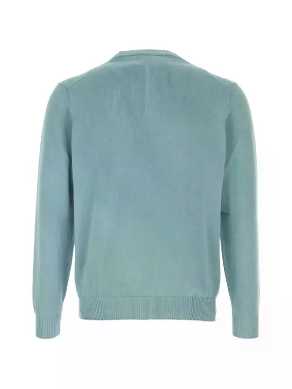 Fedeli Cotton Sweater - Blue