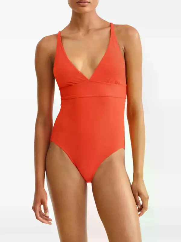 ERES Larcin V-neck Swimsuit - Red