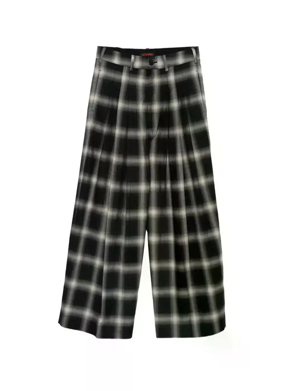 LỰU ĐẠN Checked Trousers
