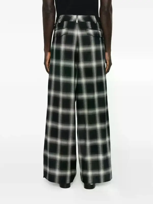 LỰU ĐẠN Checked Trousers