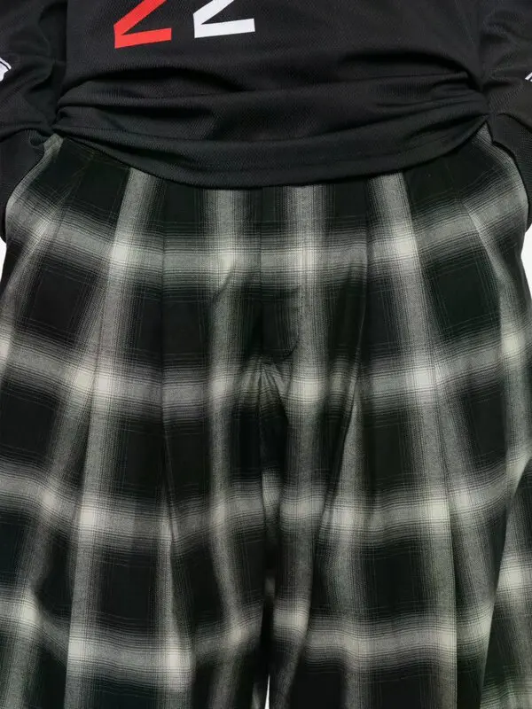 LỰU ĐẠN Checked Trousers