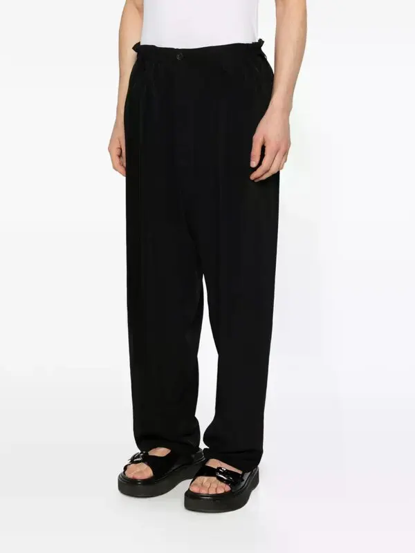 Yohji Yamamoto Front-pleat Trousers
