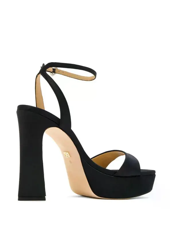 Badgley Mischka Caia Platform Heel Sandals - Black