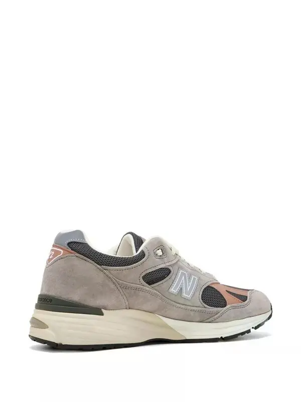NEW BALANCE 991v2 Panelled Sneakers - Grey