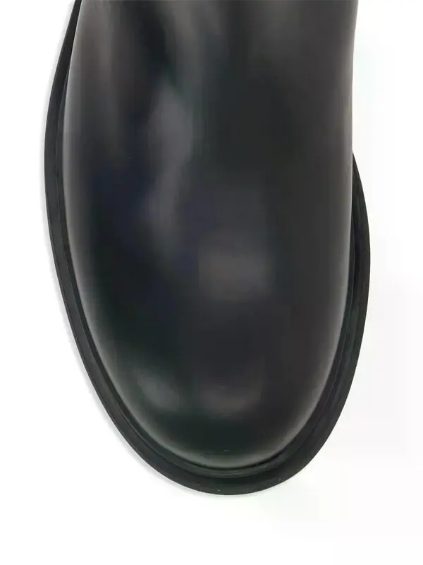 Legres Leather Knee-high Boots