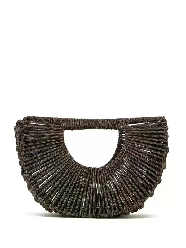 HIBOURAMA Demetra Crystal-studded Tote Bag - Grey