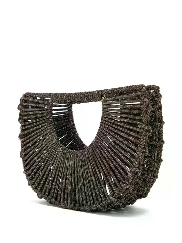 HIBOURAMA Demetra Crystal-studded Tote Bag - Grey