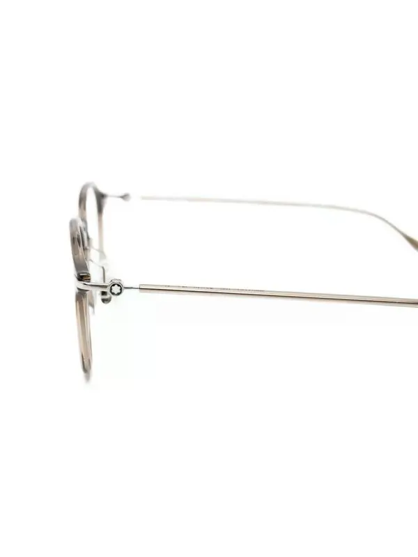 Montblanc Round-frame Eyeglasses - Brown