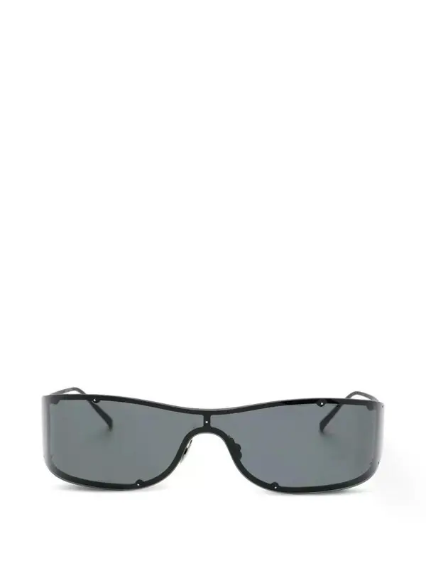 Saint Laurent Studded Rim Sunglasses - Black
