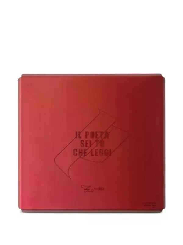 KNINDUSTRIE Storm Lettering-print Tray - Red
