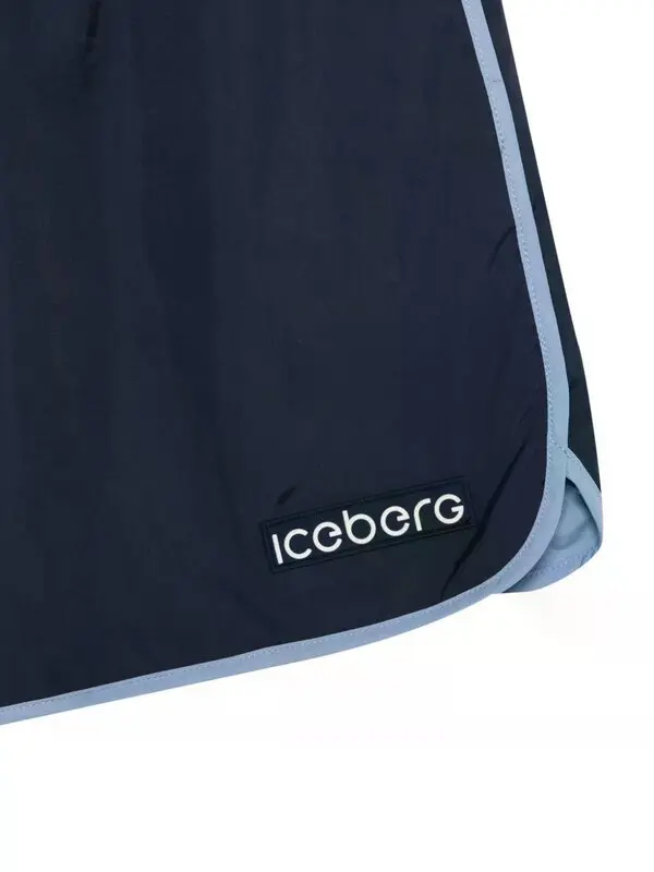 Iceberg Contrasting-trim Shorts