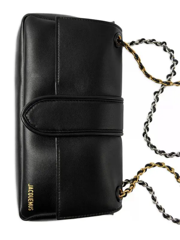 Jacquemus Bambino Chaine Shoulder Bag - Black