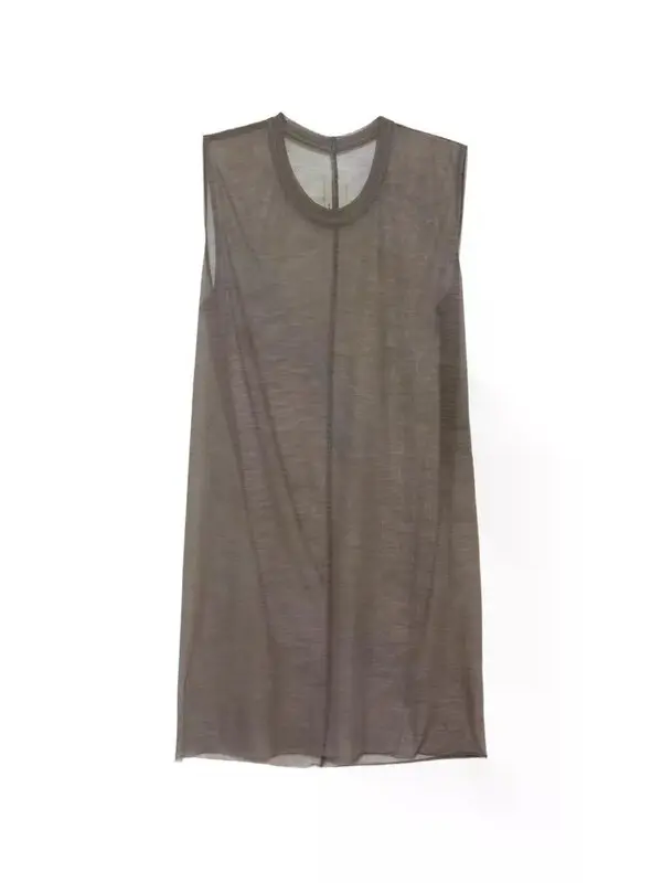 Rick Owens Round-neck Sleeveless Top - Brown