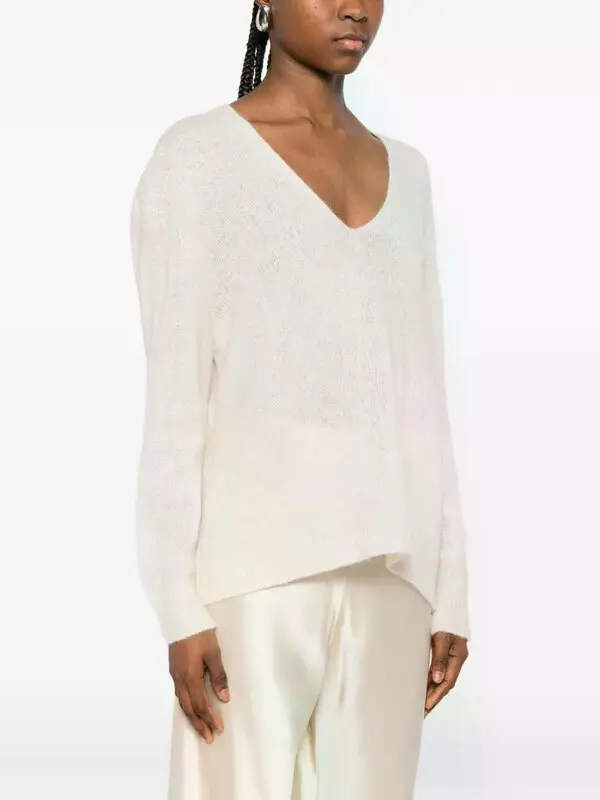 Eric Bompard V-neck Long-sleeve Sweater