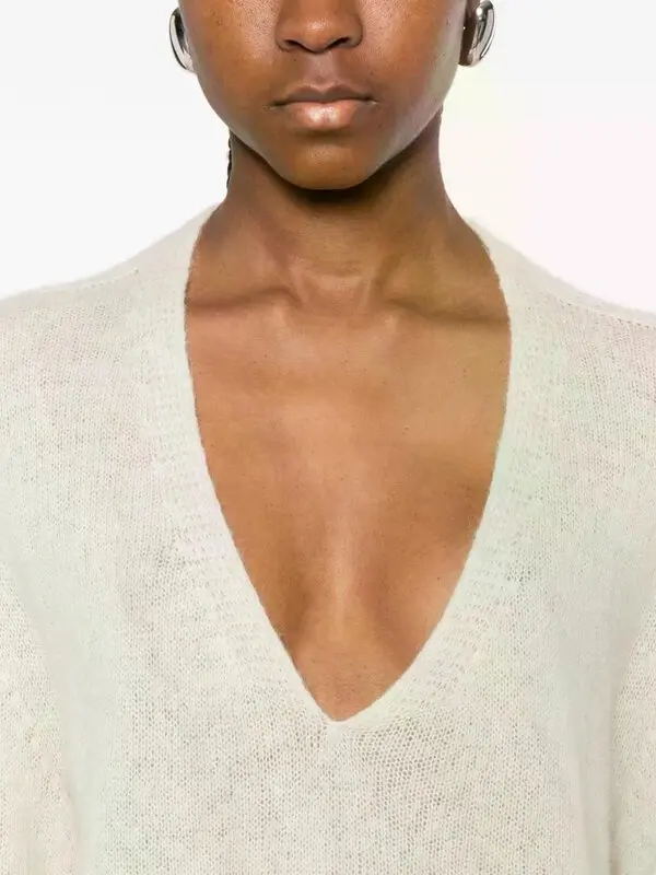 Eric Bompard V-neck Long-sleeve Sweater