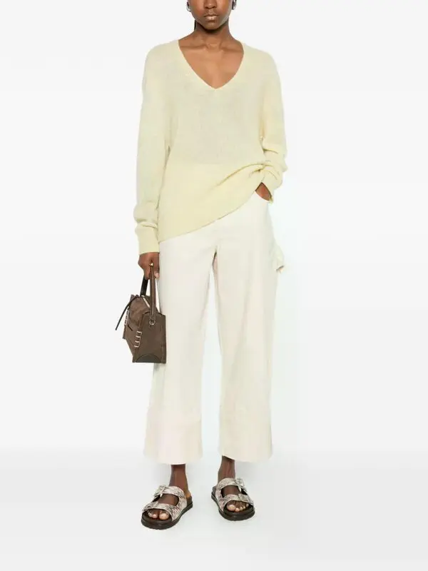 Eric Bompard V-neck Long-sleeve Sweater