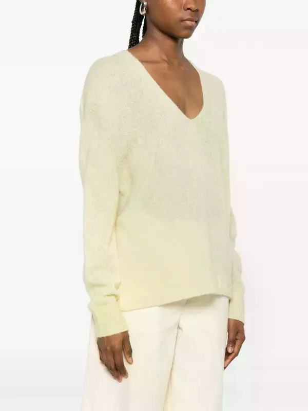 Eric Bompard V-neck Long-sleeve Sweater