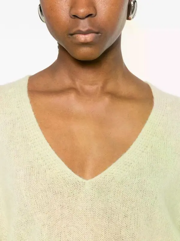 Eric Bompard V-neck Long-sleeve Sweater