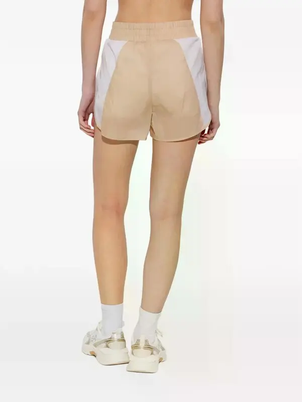 EA7 Logo-patch Colour-block Shorts