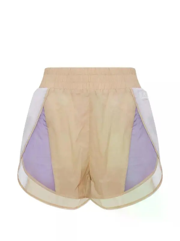 EA7 Logo-patch Colour-block Shorts