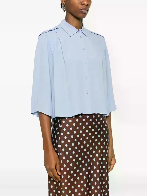 TWINSET Button Shoulder Blouse