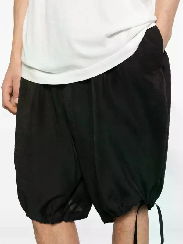 Yohji Yamamoto Drawstring Hem Shorts