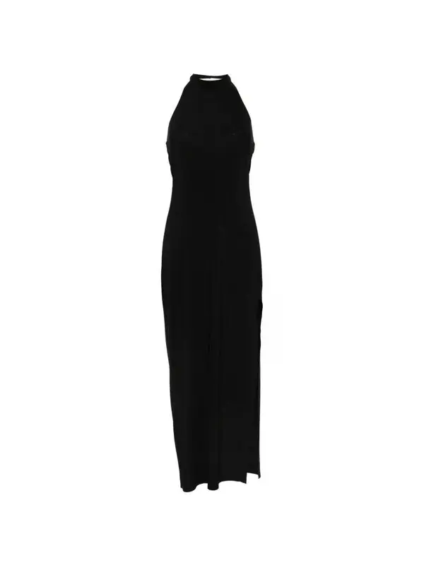 Norma Kamali Halterneck Maxi Dress