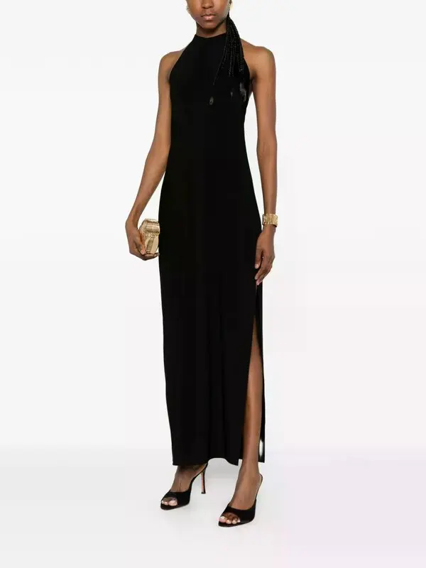 Norma Kamali Halterneck Maxi Dress