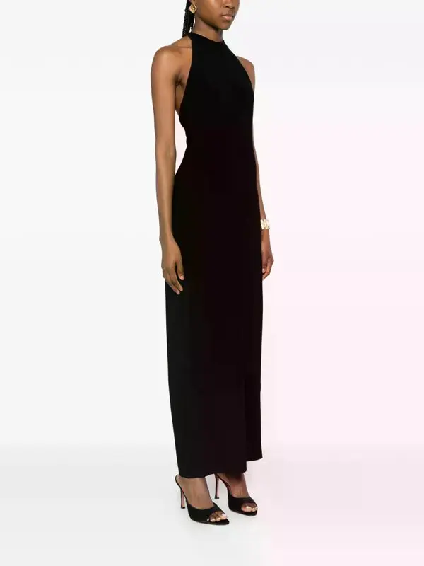 Norma Kamali Halterneck Maxi Dress