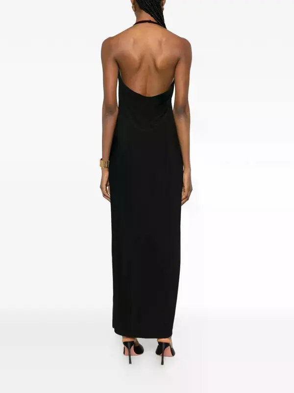 Norma Kamali Halterneck Maxi Dress