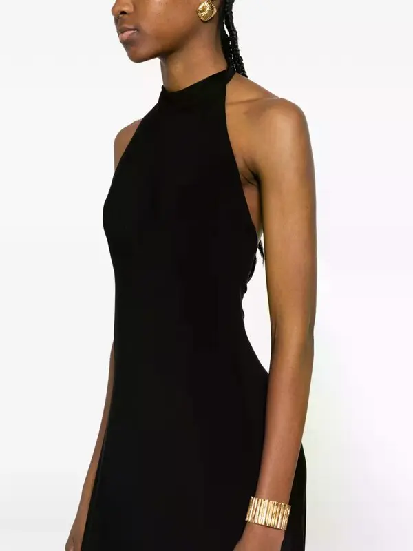 Norma Kamali Halterneck Maxi Dress