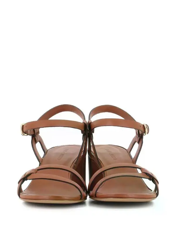 DEL CARLO Strappy Sandals - Brown