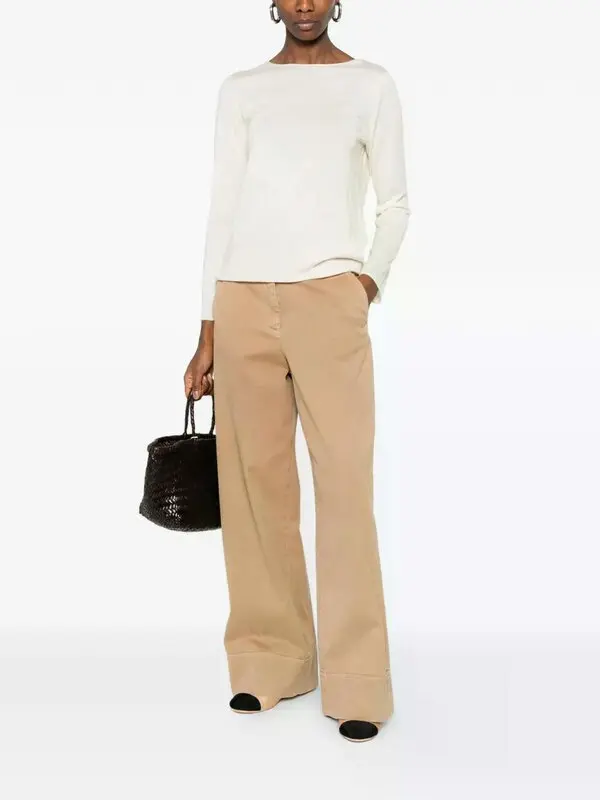 BEYOU Long-sleeve Sweater - Neutrals