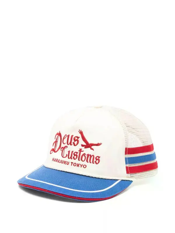 Deus Ex Machina Embroidered Trucker Hat - Neutrals