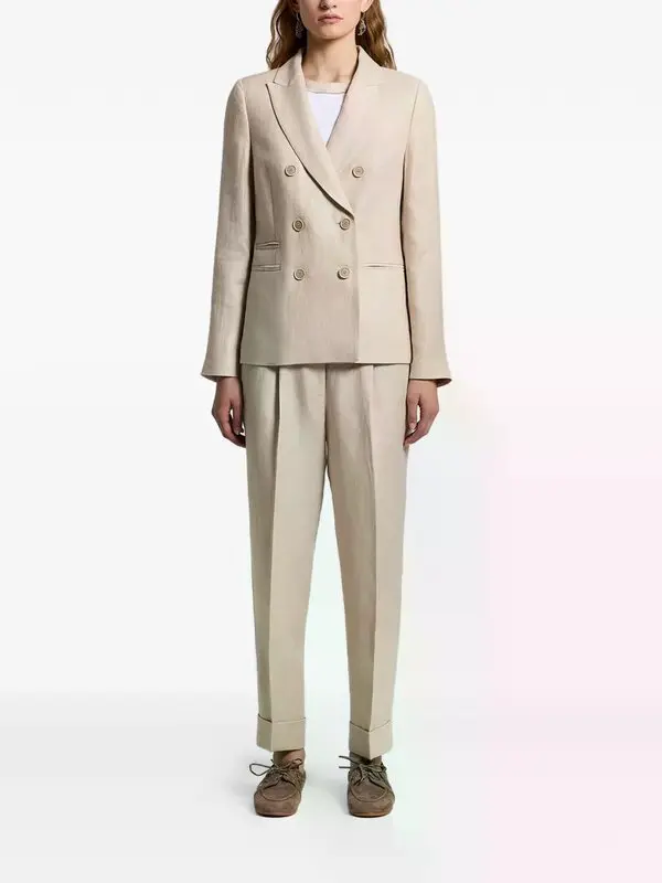 Peserico Linen Gabardine Trousers
