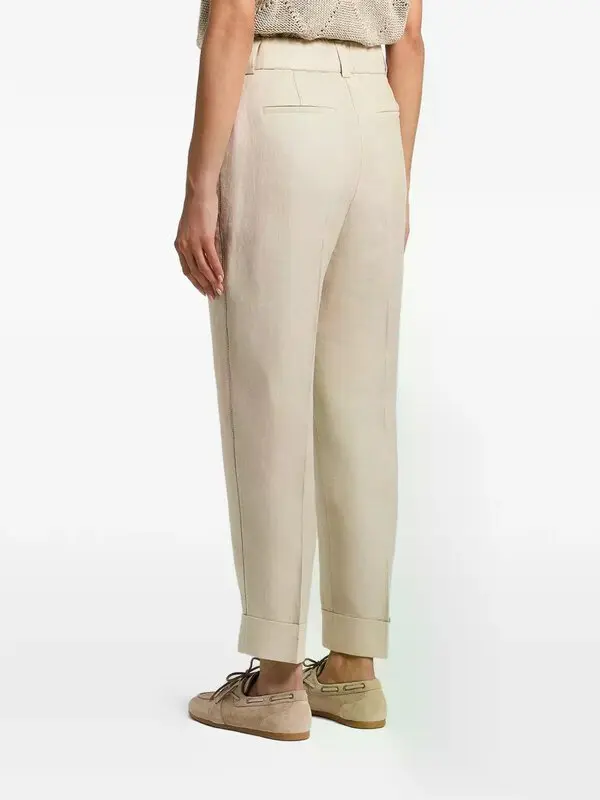 Peserico Linen Gabardine Trousers