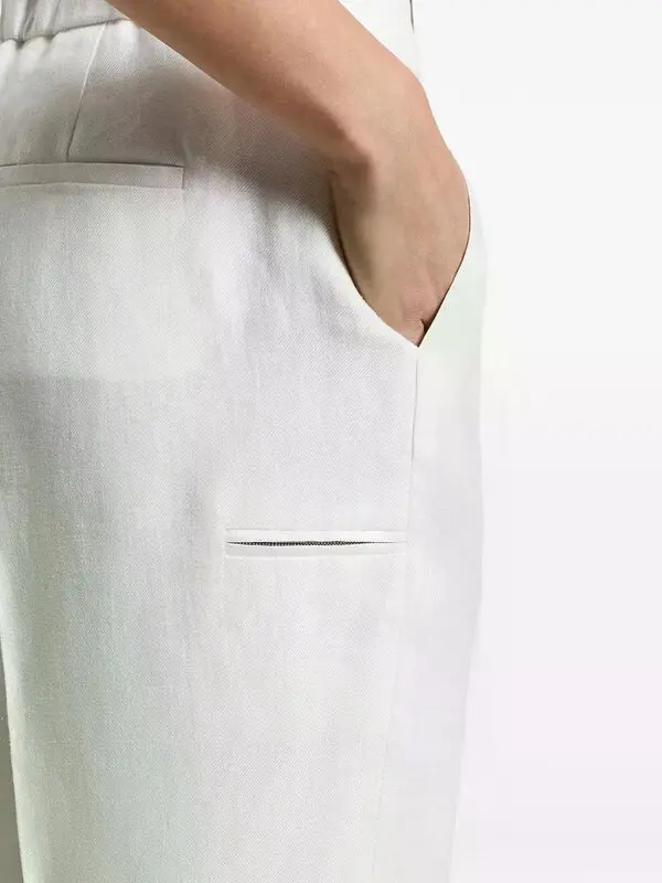 Peserico Cuffed Pleated Trousers