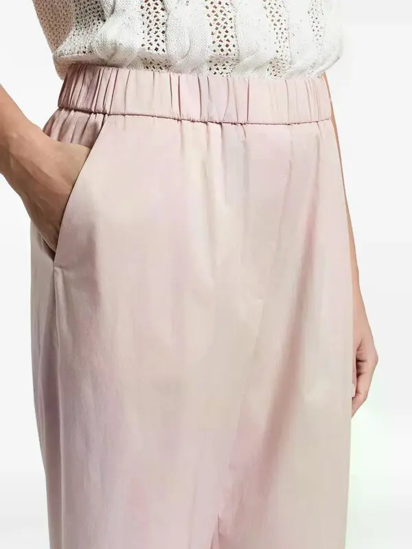 Peserico Elasticated-waist Trousers - Pink