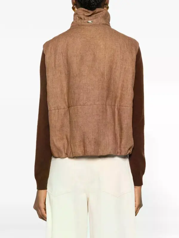 Herno Funnel-neck Zip Gilet