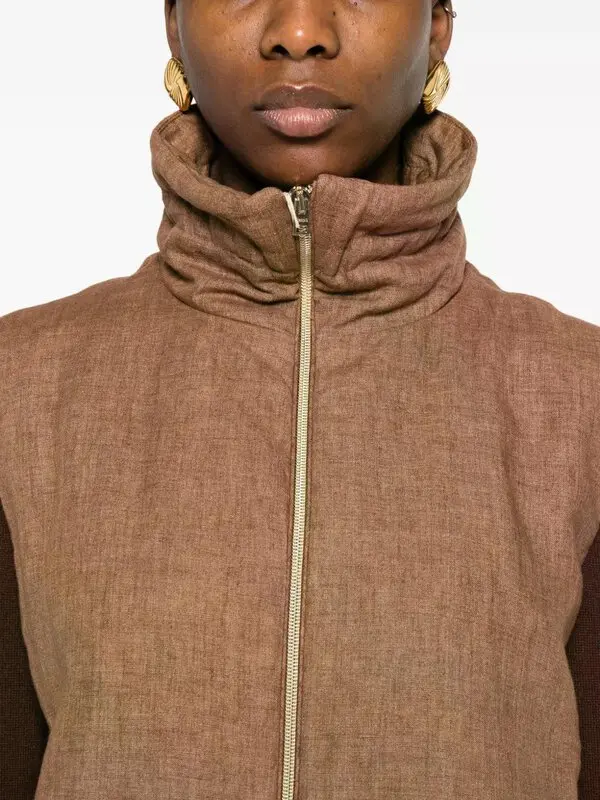 Herno Funnel-neck Zip Gilet