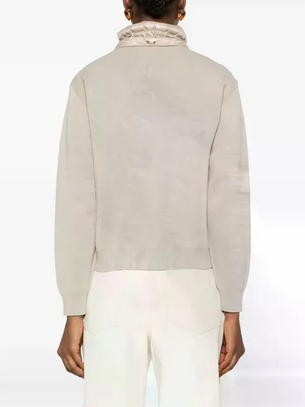 Herno Quilted Zip Jacket - Neutrals
