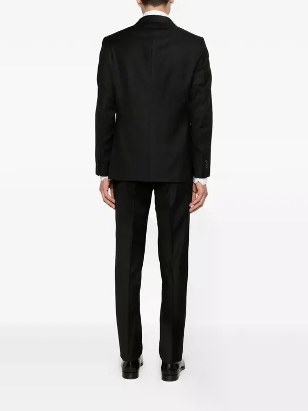 Caruso Wool Double-breasted Suit